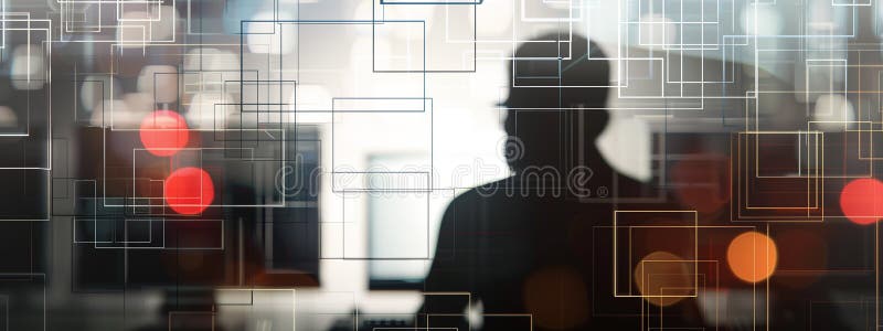 Captivating Sight of an it Programmer Lost in a Digital Labyrinth ...