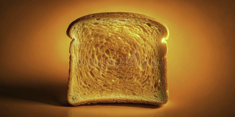 GoldenBrown Toast Slice Silhouette a Culinary Masterpiece for Your Food ...
