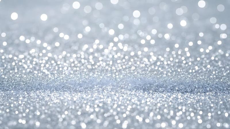A Captivating Silver Glitter Background Stock Illustration - Illustration of shiny, winter ...
