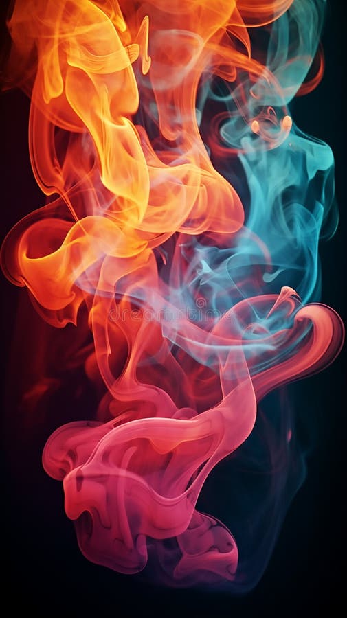 A Captivating Smoke Art Abstract Wallpaper for Iphone Stock ...