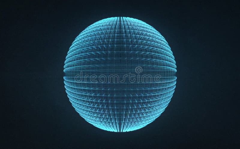 A Captivating, Spherical Structure Composed of Interconnected Lines and ...