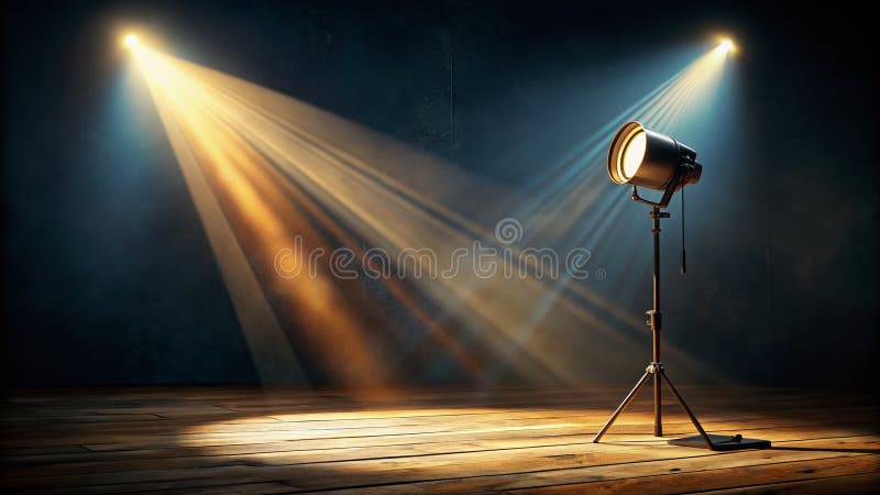 Captivating Stage Lighting a Dramatic LowLight Spotlight Scene Creates ...