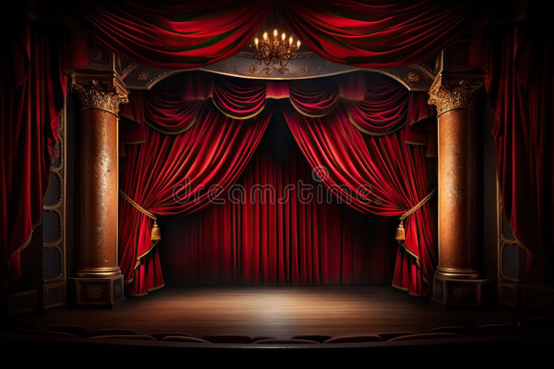 Captivating Stage Spotlight Dramatic Performances on the Grand Theater ...