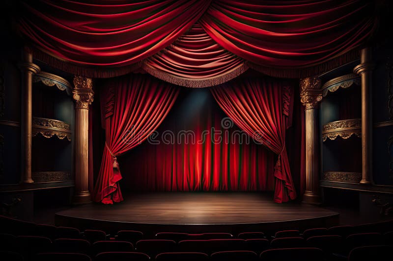 Captivating Stage Spotlight Dramatic Performances on the Grand Theater ...