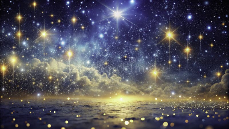 A Captivating Starry Night Sky Background Perfect for Cosmic Art Night ...