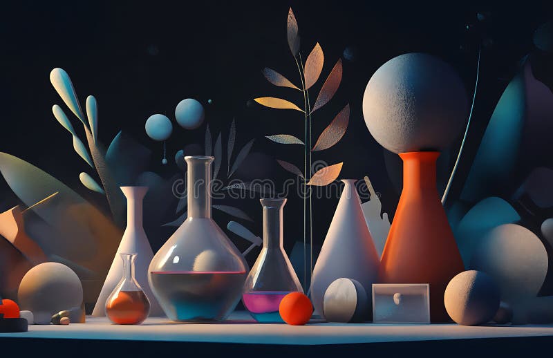 Laboratory Glassware Still Life Science Experiment Research and ...