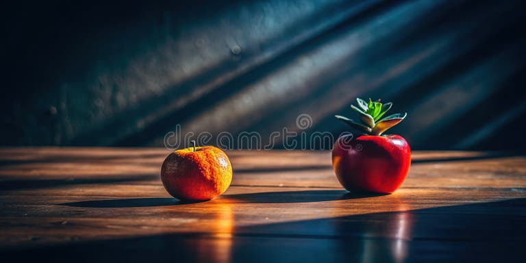 A Cinematic Still Life Dramatic Lighting and Simple Objects on a Plain ...