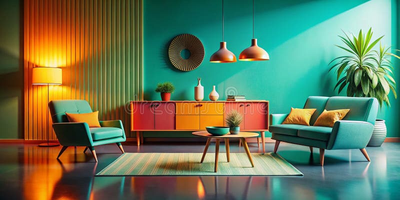 A Captivating Still Life Showcasing the Iconic Midcentury Modern Atomic ...
