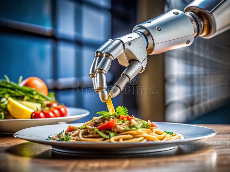 Automated Cuisine Robotic Arm Targets Culinary Delights in Futuristic ...