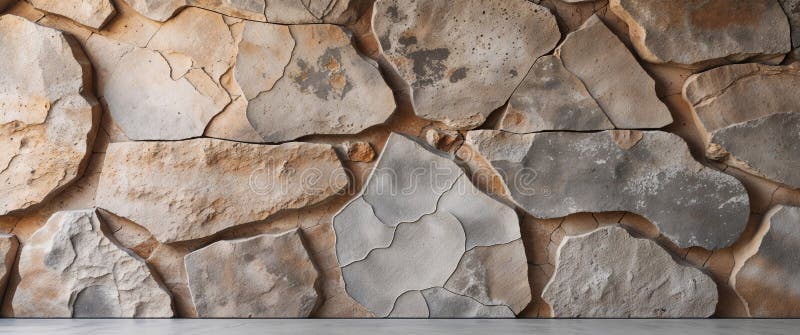 Captivating Stone Wall Texture with Irregular Shapes and Earthy Tones ...