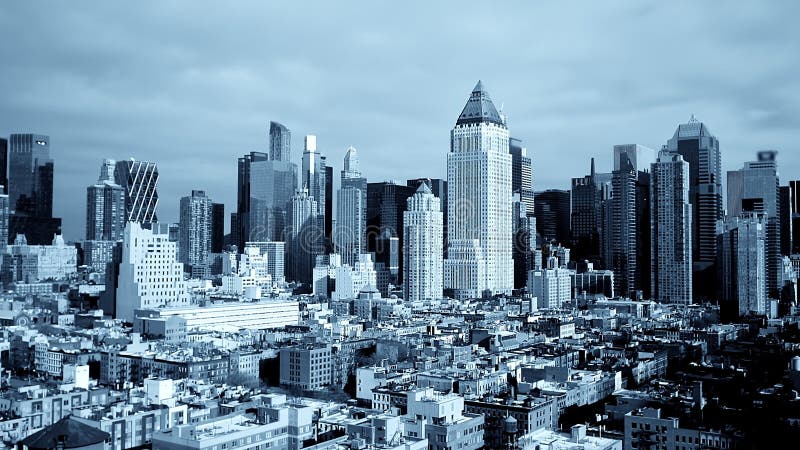 A Captivating, Stunning Urban Skyline Featuring a Unique Blend of ...