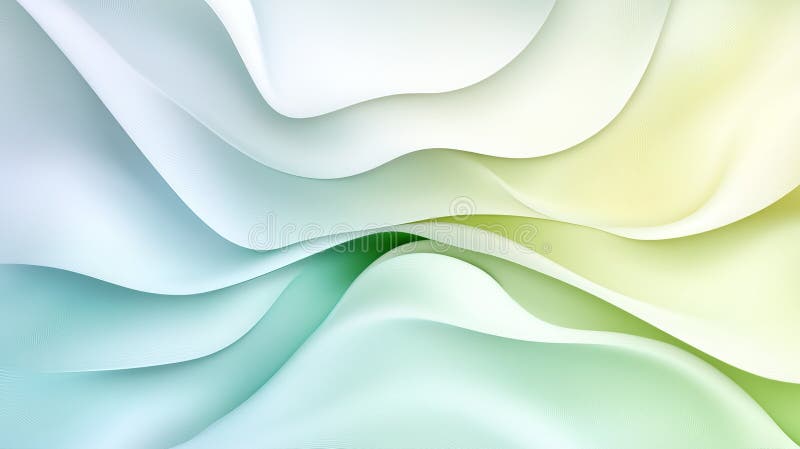 Captivating Subtle Ripples in Green and Blue Create a Serene Gradient ...