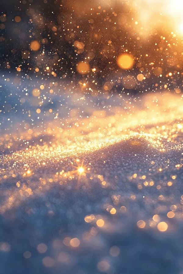 Captivating Sunlight Reflecting on Snow, Creating a Magical Winter ...