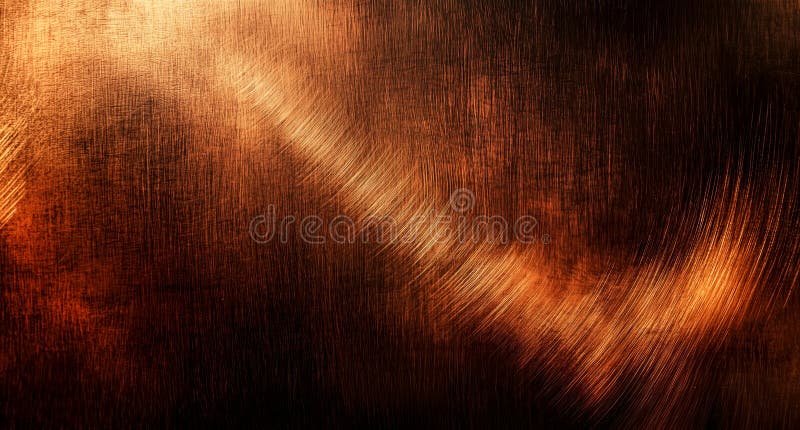 Captivating Texture of Brushed Copper Showcasing Warm Tones and ...