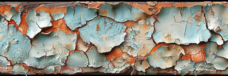 The Captivating Texture of Chipped Paint, Revealing Layers of History ...