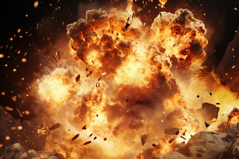 Captivating Texture of a Powerful Explosion - Vibrant and Dynamic Burst ...