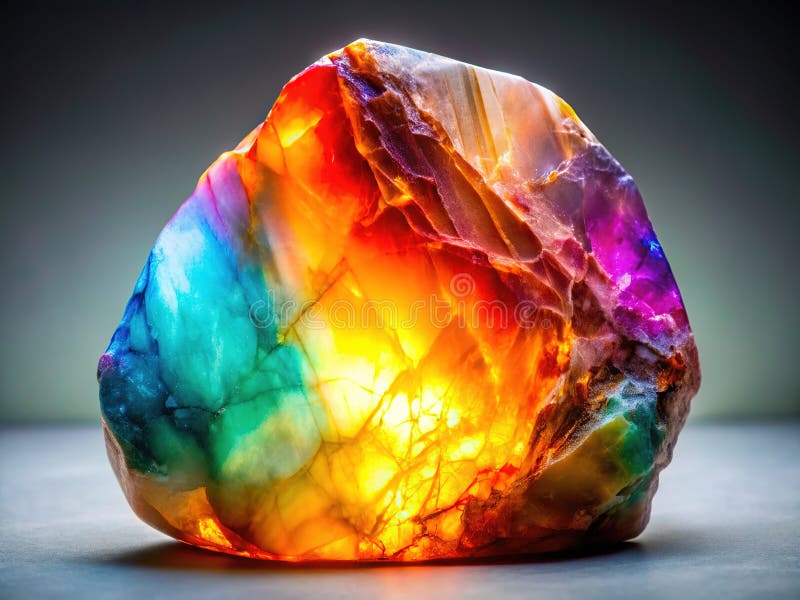 Captivating Translucent Alabaster Stone a Stunning Abstract Backlit ...