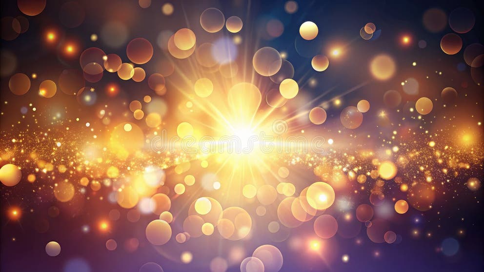 Captivating Transparent Background with Radiant Glowing Light Effects ...