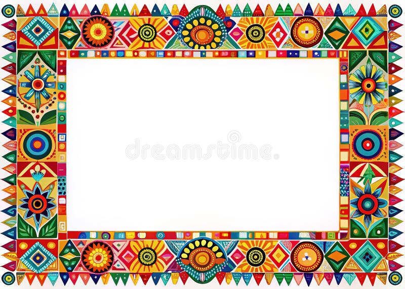 Intricate Ethnic Border Pattern PNG for Design Projects Download ...