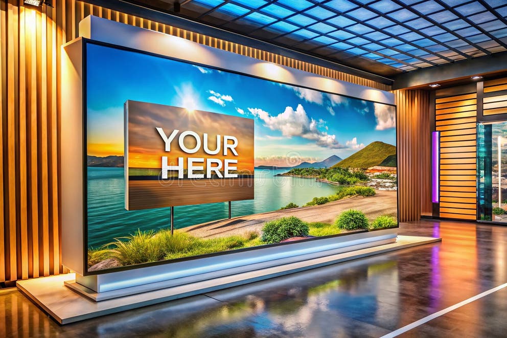 Captivating TV Show Presentation Template LeftAligned Text Box Design ...