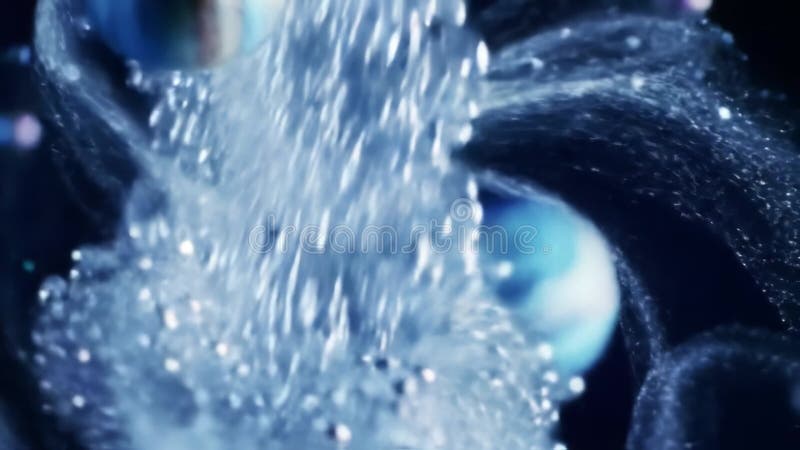 Captivating Underwater Bubbles and Swirling Motion in a Mesmerizing ...