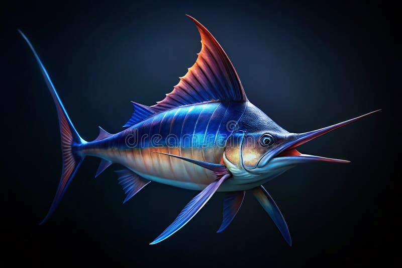 Stunning Swordfish in Silhouette LowLight Underwater Photography ...