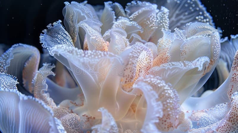 Captivating Underwater Marine Life: Ethereal Jellyfish Elegance Stock ...