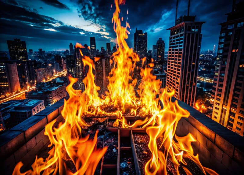 Urban Fire Dance Dramatic Photography Captures the Raw Energy of Flames ...