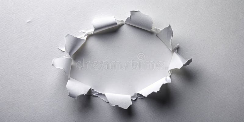 Stunning Vector Hole in Paper: an Isolated Graphic Design Element for ...