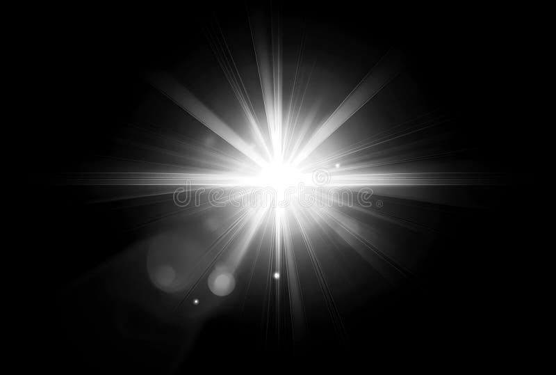 A Captivating Vector Illustration of a Lens Flare Light Effect ...