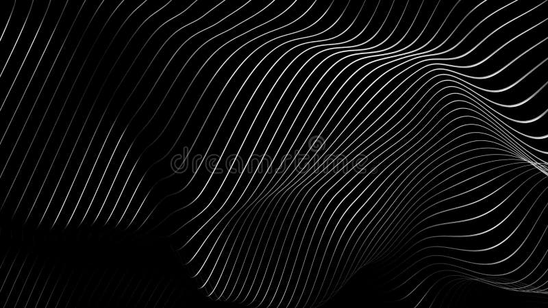 A Captivating Video of Black and White Visuals with Optical Illusions ...