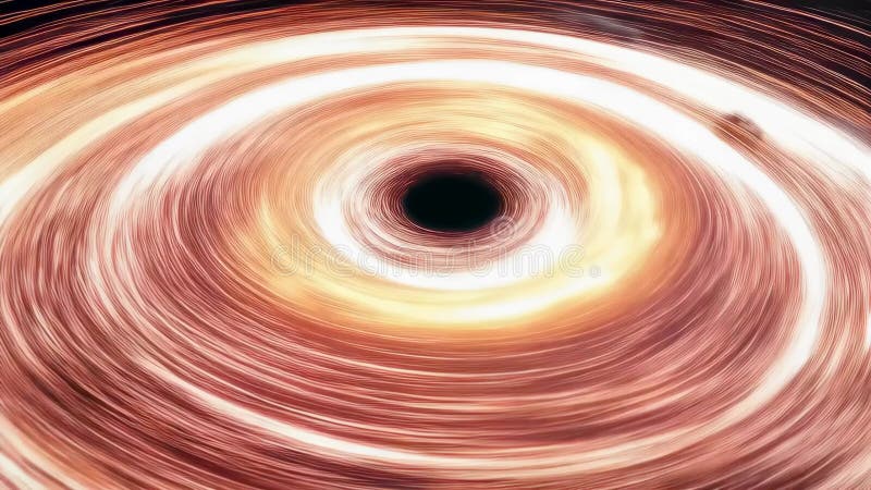 A Captivating View of a Black Hole Surrounded by a Radiant Accretion ...