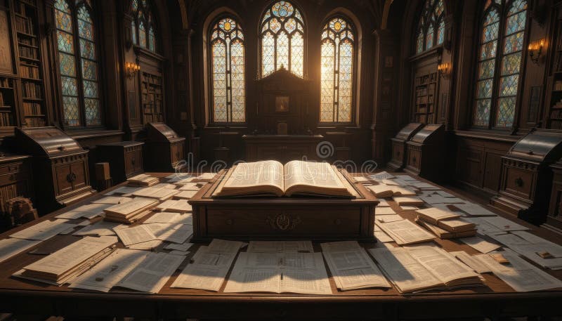 Ancient Library Study Stock Illustrations – 15,770 Ancient Library ...