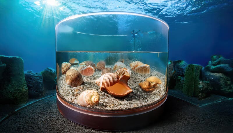 Vibrant Conch Tank a Colorful Aquatic Haven Showcasing the Fascinating ...