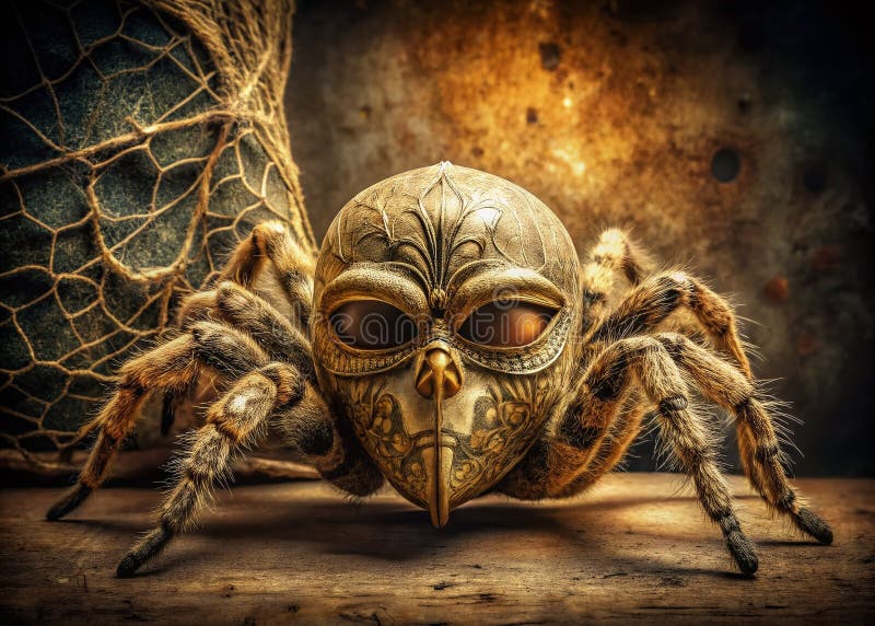 Mysterious Masked Spider Vintage Photography Captures a Lethal ...