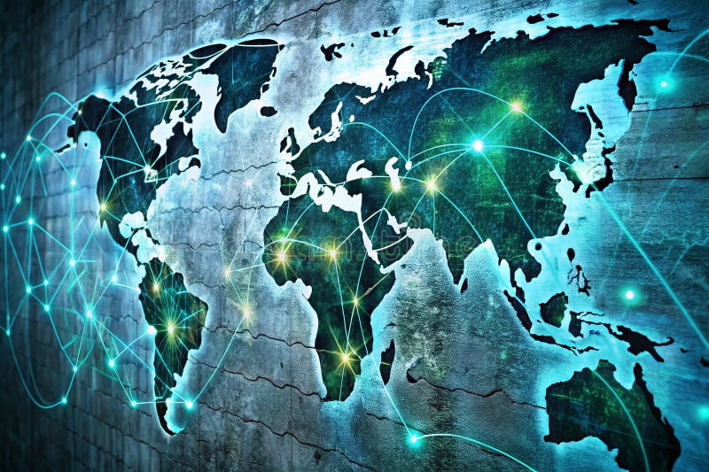 A Comprehensive Global Digital Network Visualized Detailed Documentary ...