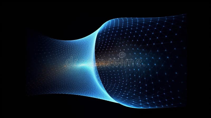 Time-Space Distortion: Abstract Visualization of Spacetime Continuum ...