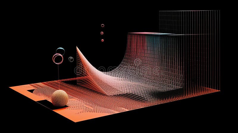 Time-Space Distortion: Abstract Visualization of Spacetime Continuum ...