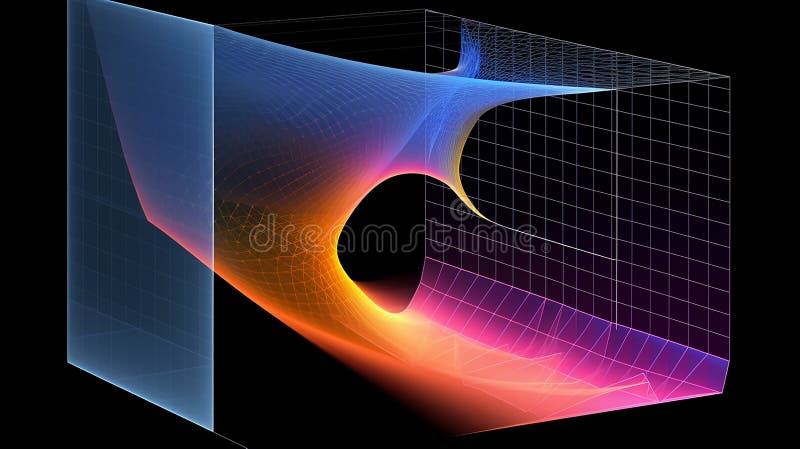 Time-Space Distortion: Abstract Visualization of Spacetime Continuum ...