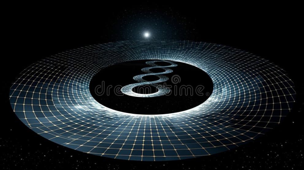 Time-Space Distortion: Abstract Visualization of Spacetime Continuum ...