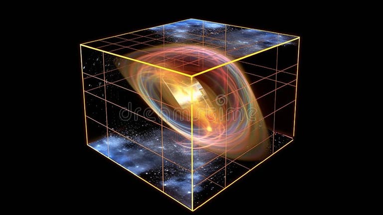 Time-Space Distortion: Abstract Visualization of Spacetime Continuum ...