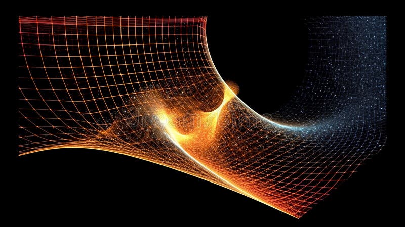 Time-Space Distortion: Abstract Visualization of Spacetime Continuum ...