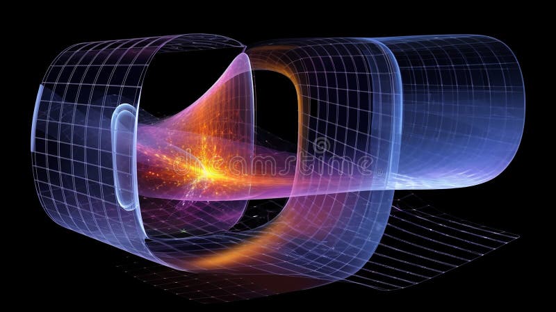 Time-Space Distortion: Abstract Visualization of Spacetime Continuum ...