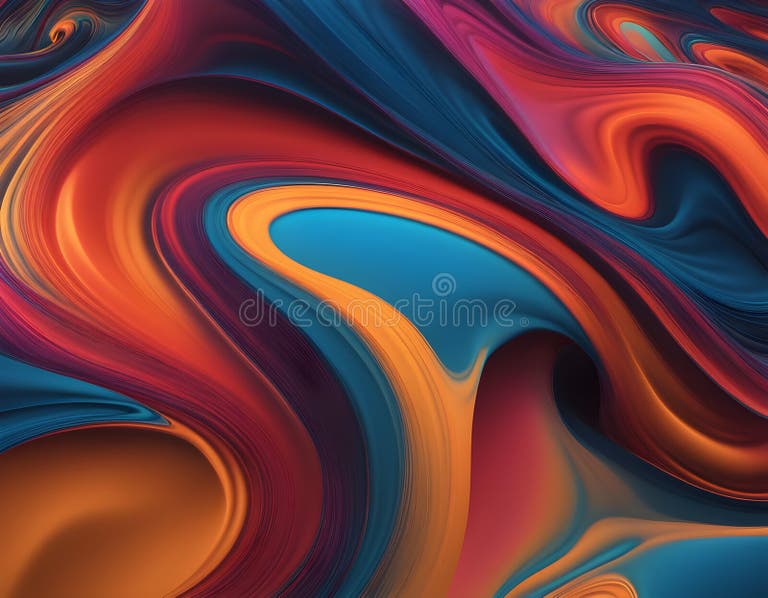 A Captivating Visual Representation of a Kinetic Liquid Flow in a ...