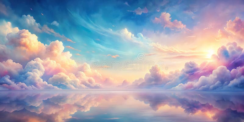 A Captivating Visual Sensation of a Dreamy Cloudscape Rendered in ...