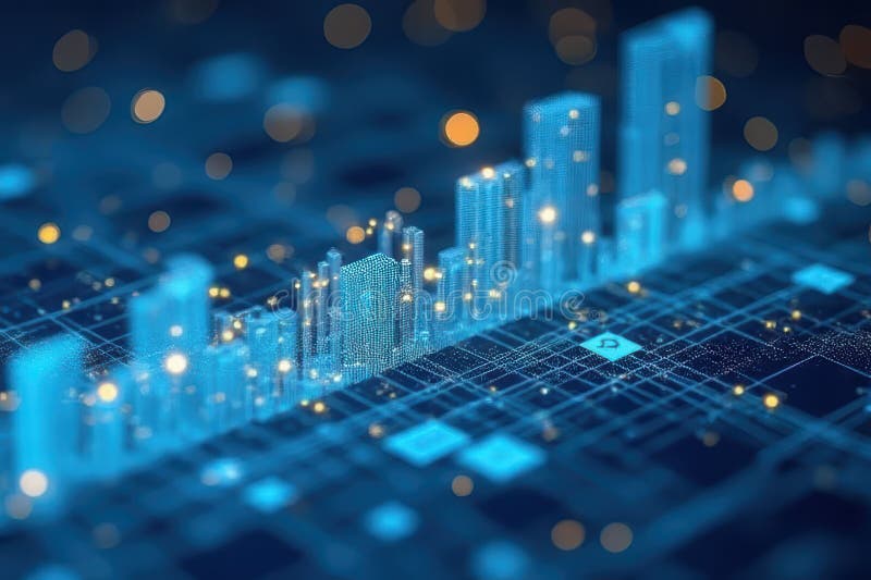 Story in Progress - Market Narrative Stock Illustration - Illustration ...