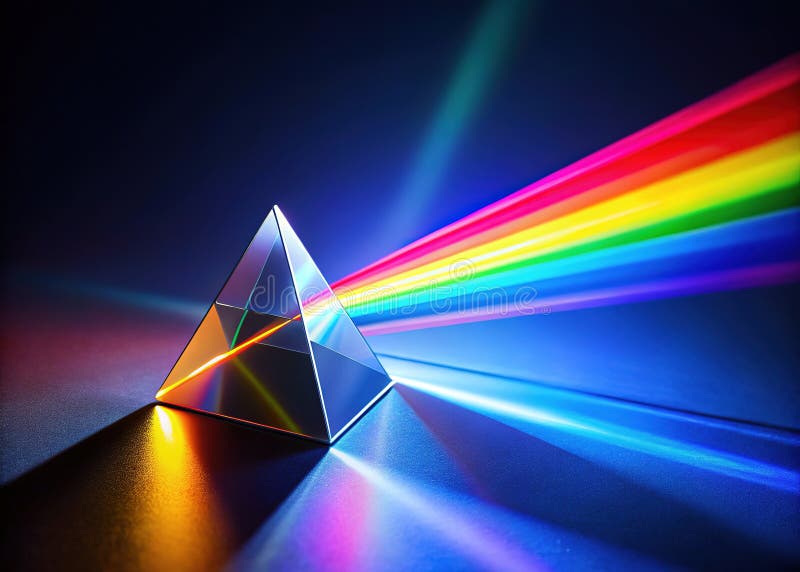 A Captivating Visual Study of a SingleColor Prism Light UltraRealistic ...