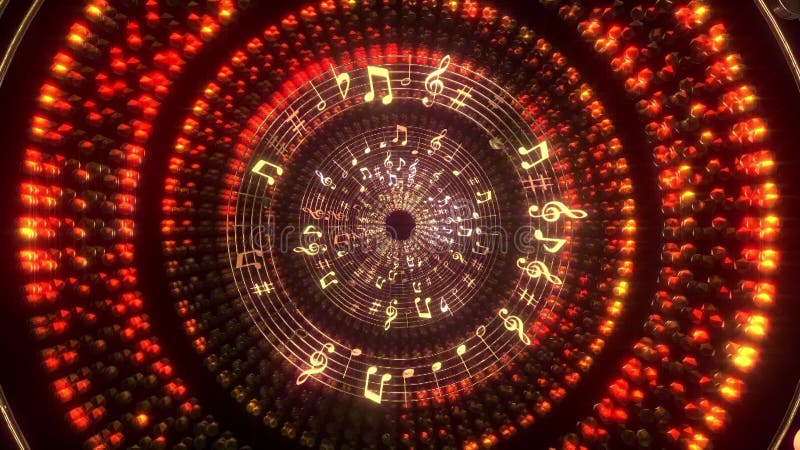MusicalNoteVortex stock footage. Video of design, abstract - 380866292