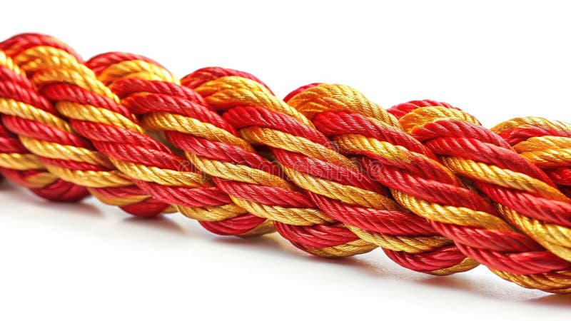 A Captivating Visual Symphony Red and Gold Rope Texture Pattern for ...