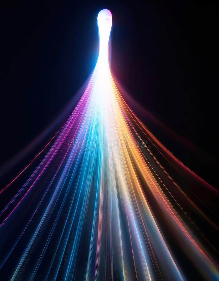 Spectacular Light Diffraction Emerging from a Hair Thin Object Creates ...